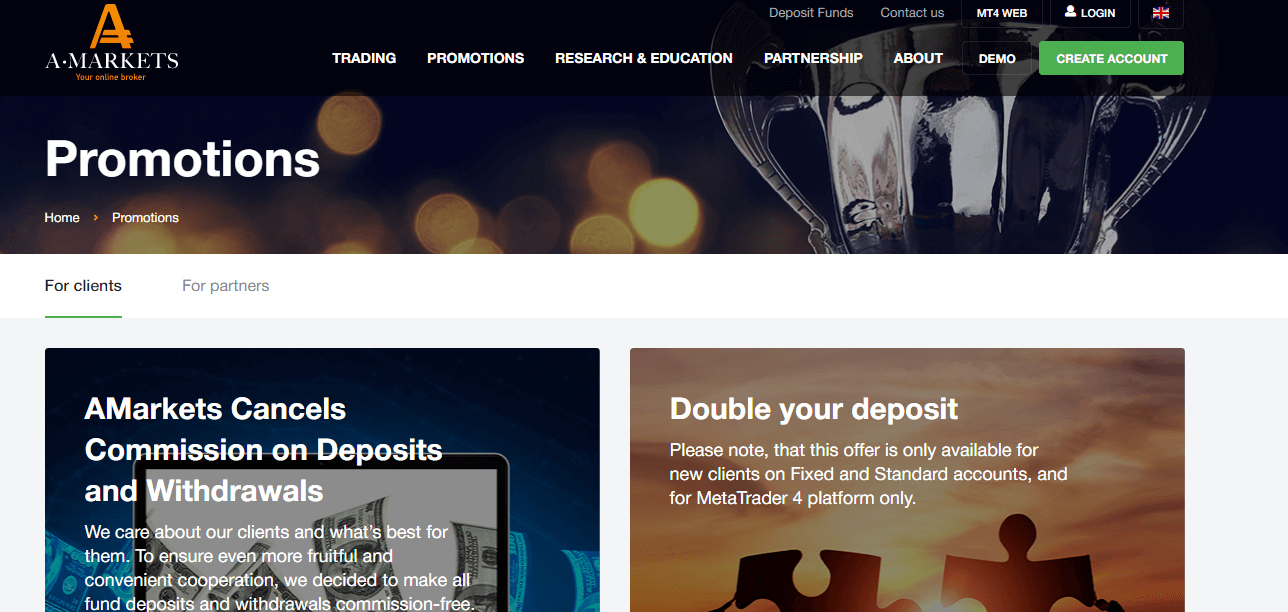 Review on Amarkets Broker reviews - everything about the broker